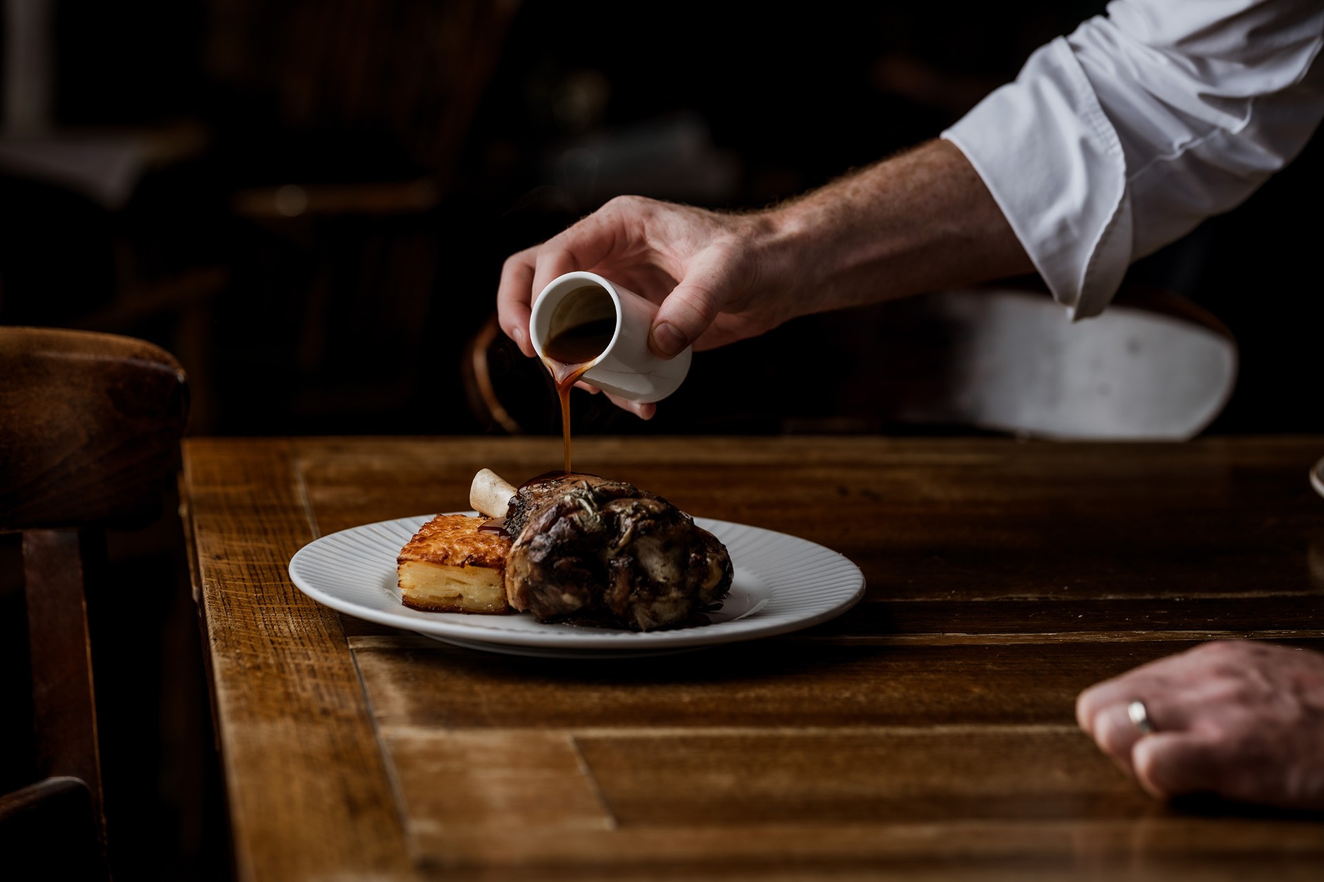 Food at The Red Lion Pub & Restaurant, Barnes