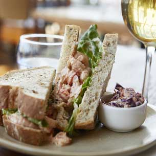 Food at The Red Lion Pub & Restaurant, Barnes